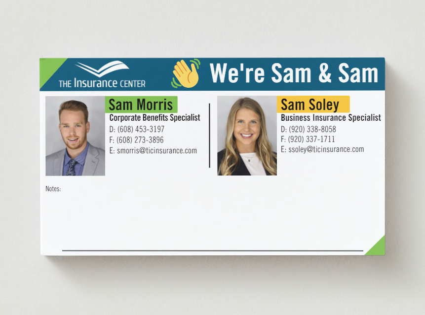 P&C and CB- Cross Selling Card - The Insurance Center