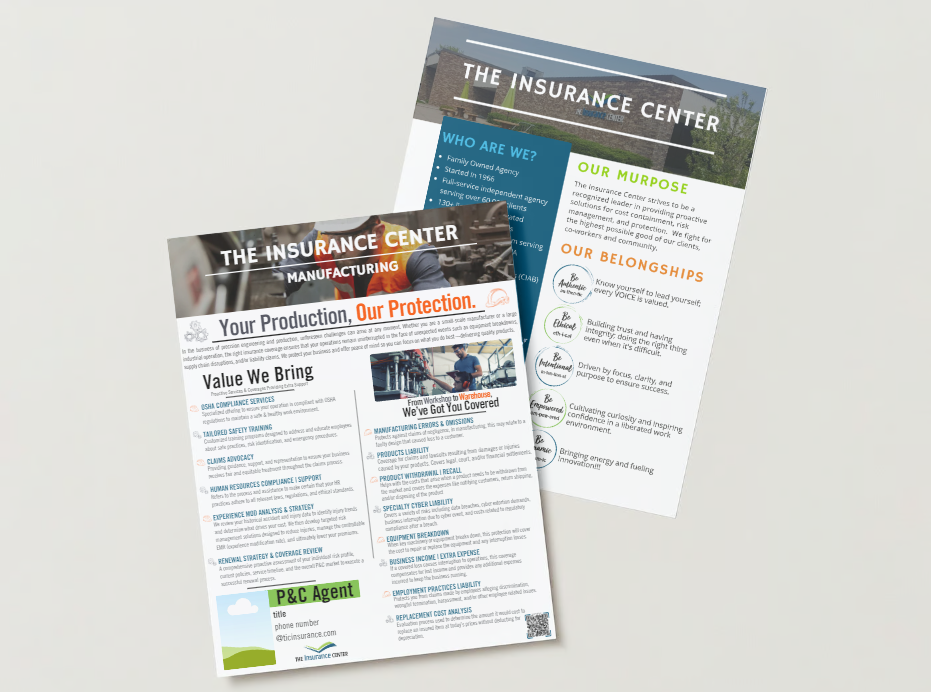 P&C - Manufacturing Leave Behind - The Insurance Center