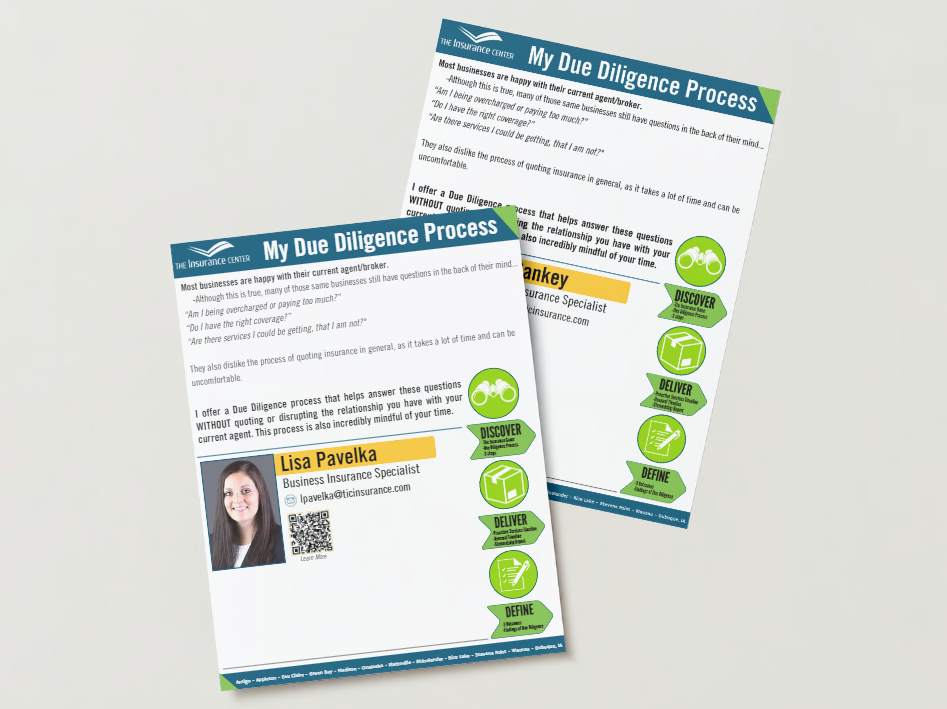 P&C - My Due Diligence Process Flyer - The Insurance Center